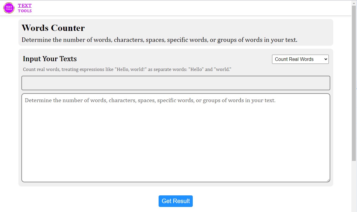 TEXT TOOLS | Single Page Application in Pure JavaScript